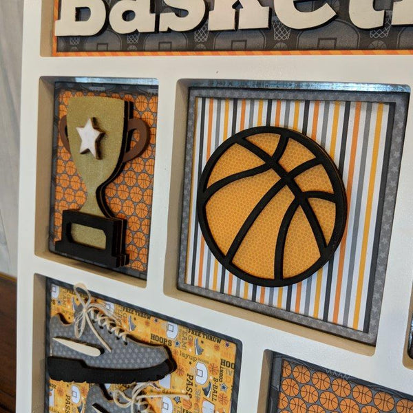 Basketball Shadow Box Kit – Foundations Decor
